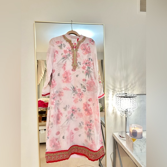 Salwars | Indian Pakistani Bengali Salwar Kameez Set Three Piece Set ...